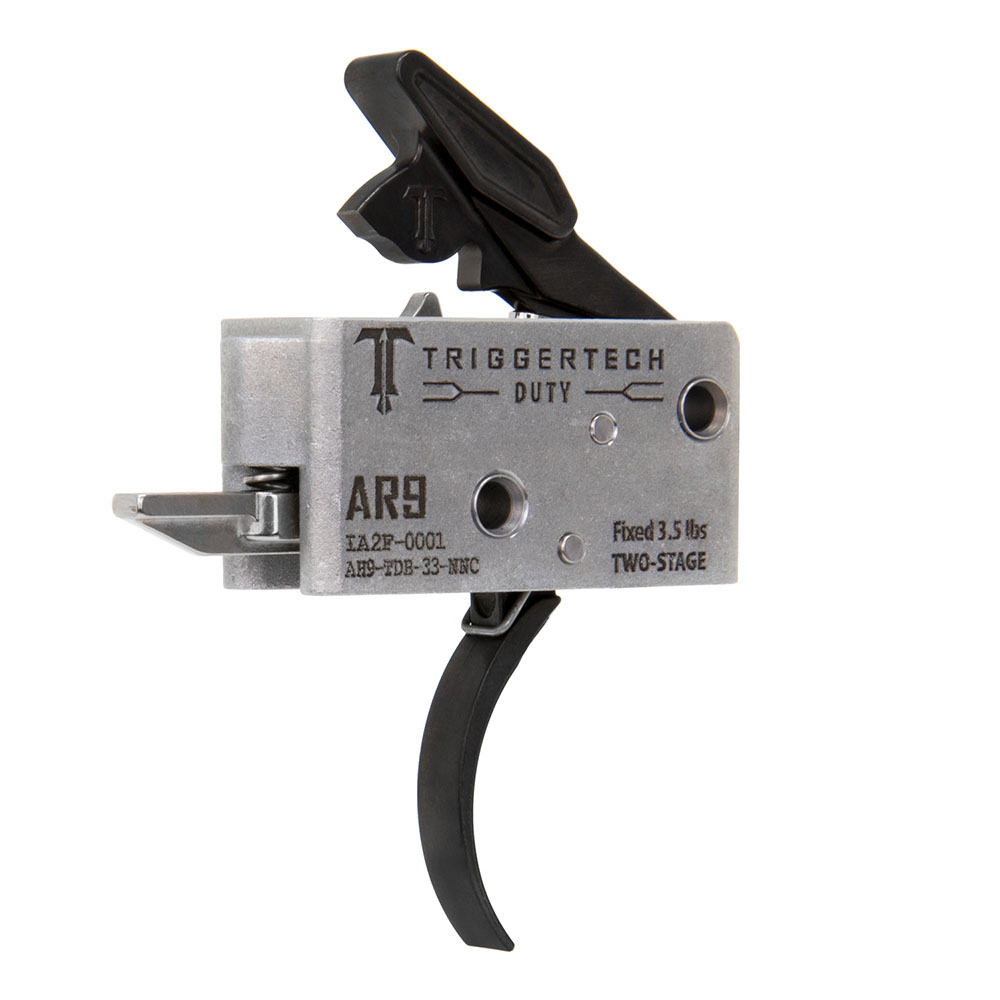 TRIGGERTECH AR-9 Duty-Abzug traditionell gebogen, zweistufig ...