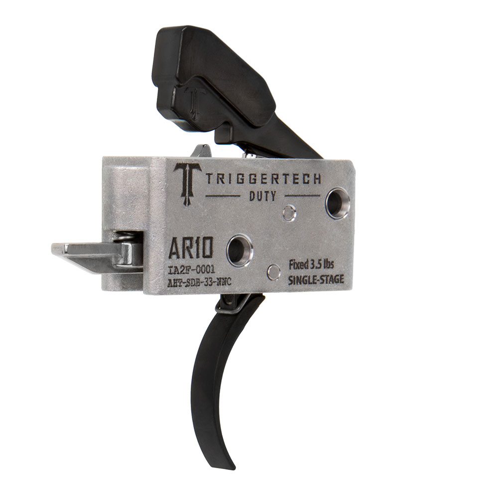 TRIGGERTECH AR-10 Duty Trigger – traditionell gebogen, einstufig ...