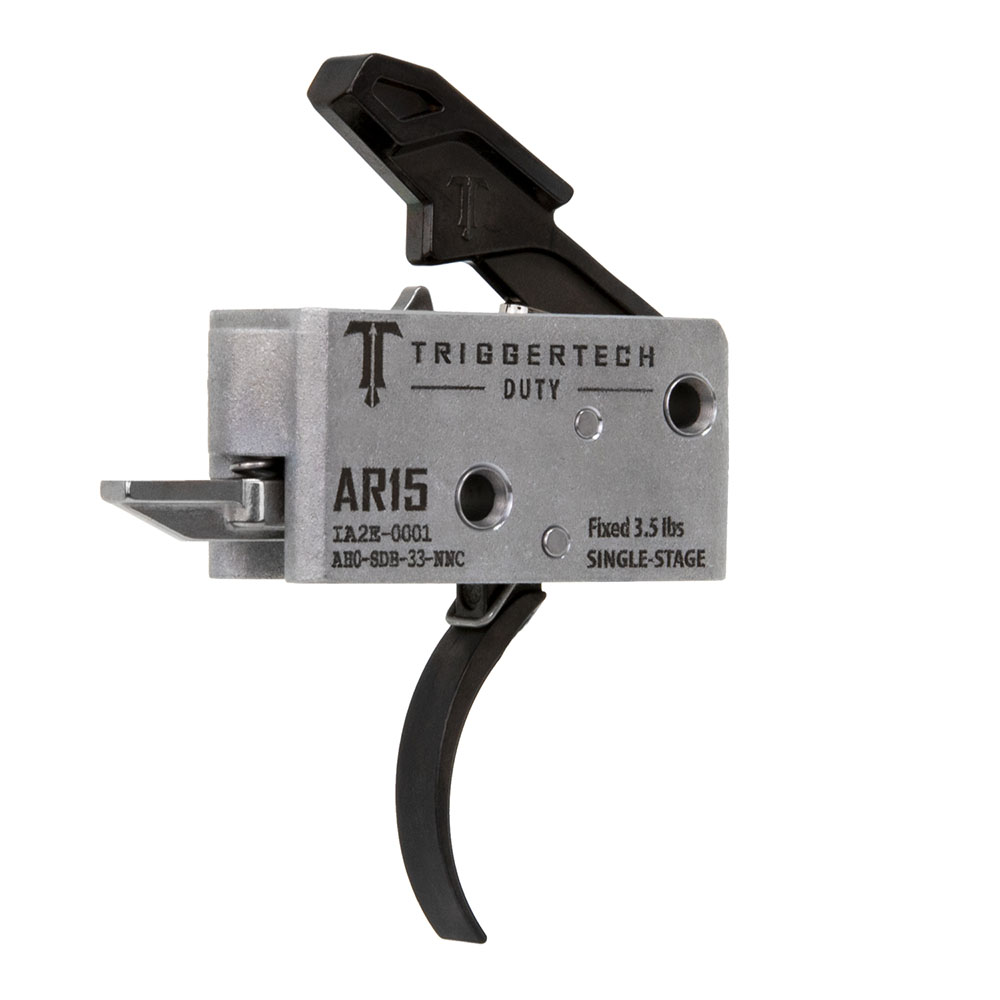TRIGGERTECH AR-15 Duty Trigger traditionell gebogener Single-Stage ...