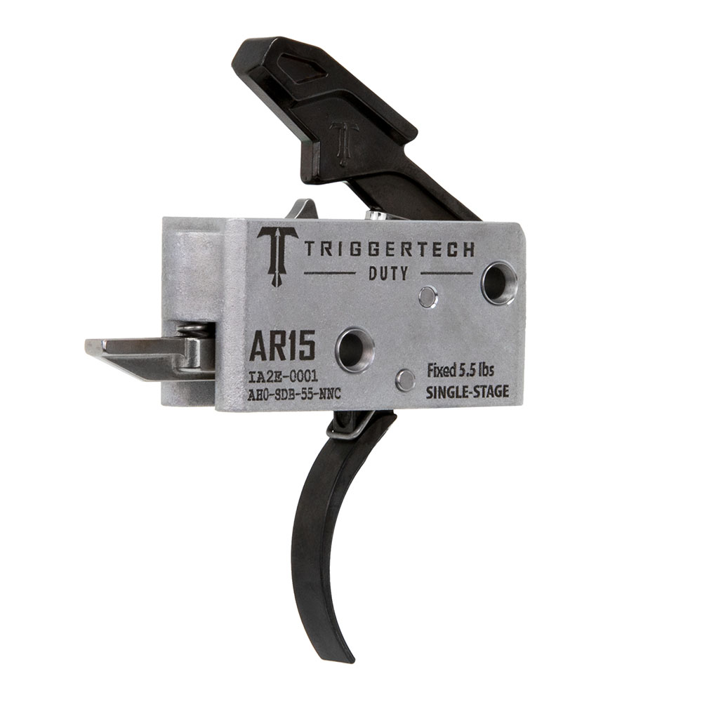 TRIGGERTECH AR-15 Duty Trigger – traditionell gebogener, einzelstufiger ...