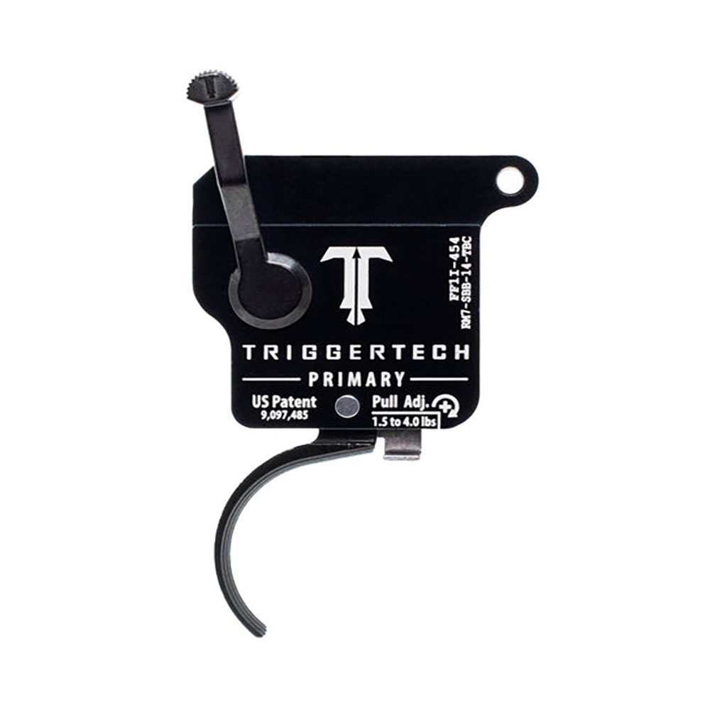 TRIGGERTECH Rem Model 7 Primary – Rechts – Traditional Curved (PVD Black) - Brownells Deutschland