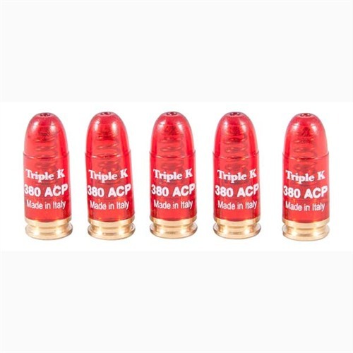 TRIPLE-K Deluxe Snap Caps Dummy-Patronen .380 AUTO, 5 Kappen pro ...