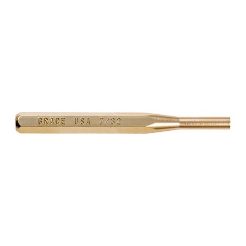 GRACE USA Messing-Durchtreiber-Set 7/32" (5,3 mm) Messing-Durchschlag ...