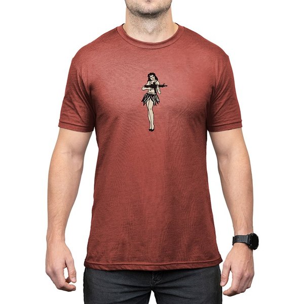 MAGPUL CVC-T-Shirts HULA GIRL CVC T‑Shirt XL Redrock Melange - Brownells Deutschland