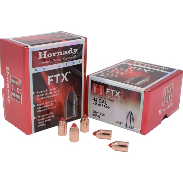 HORNADY (.430") Gewehrgeschosse FTX® 44 CALIBER (0.430") 225 gr Polymer ...